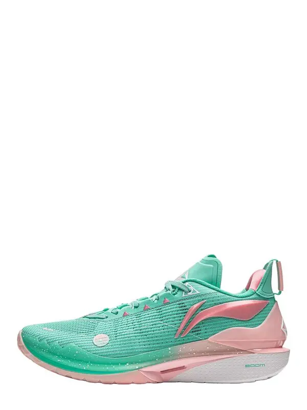 LI-NING Jimmy Butler 2 "miami Night Vice" Athletic Sneakers - Mint Green/pink/white