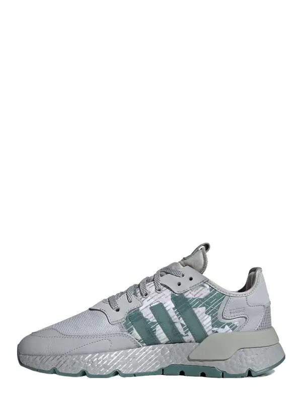 Adidas Originals Nite Jogger Low Top Sneakers - Grey/green