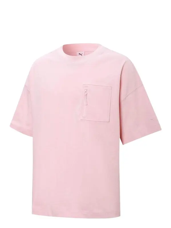 PUMA Logo Pocket T-shirt - Pink