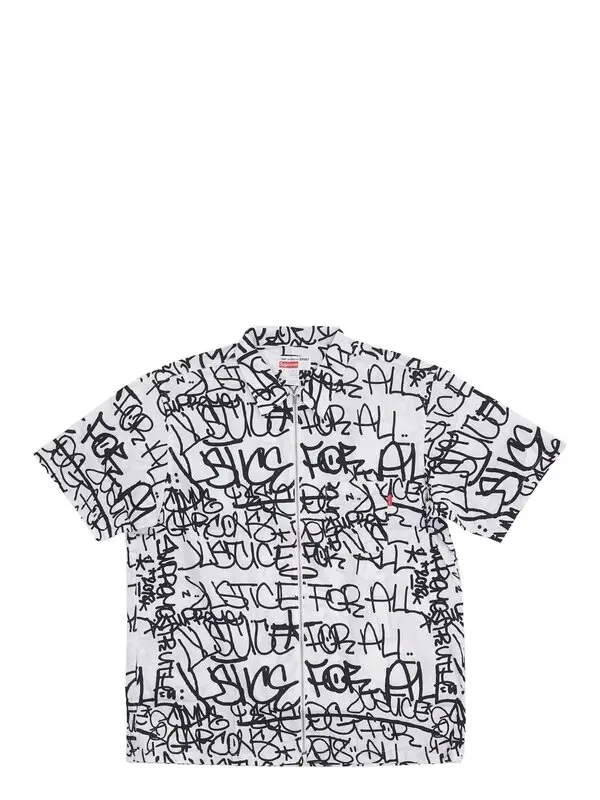 Supreme Fw18 X Comme Des Garcons Shirt Graphic - Grey