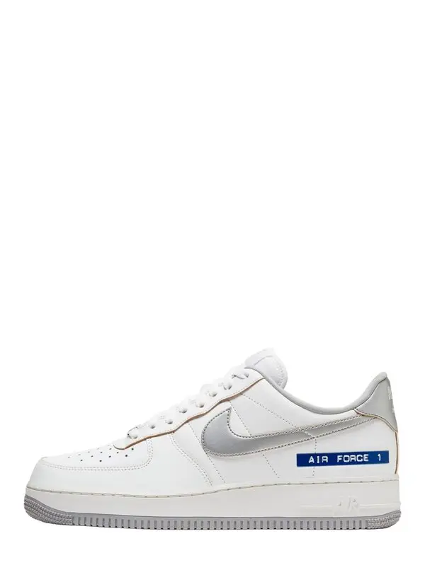 Nike Force 1 Low "label Maker" Sneakers - White/silver