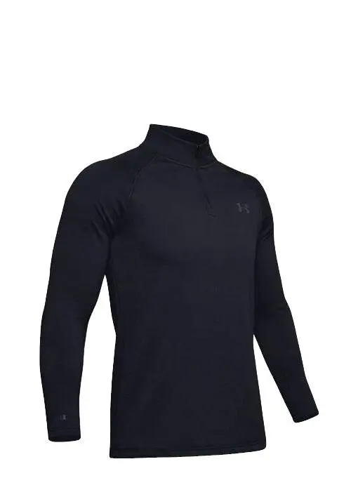 Under Armour Base 4.0 1/4 Zip Long Sleeve Top - Black