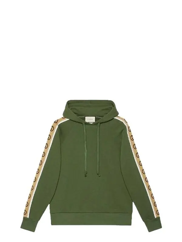 Gucci Knitted Cotton Hooded Sweater - Green