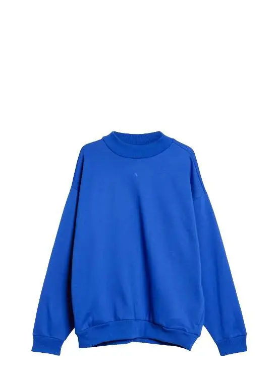 Adidas Basketball Crew Sweatshirt Asia Sizing - Blue
