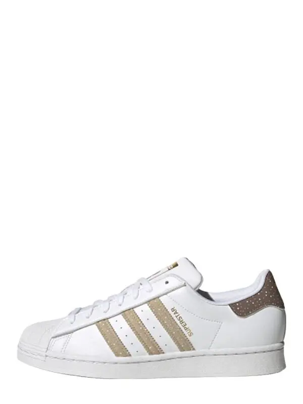 Adidas Superstar 'christmas Gingerbread' Sneakers - White