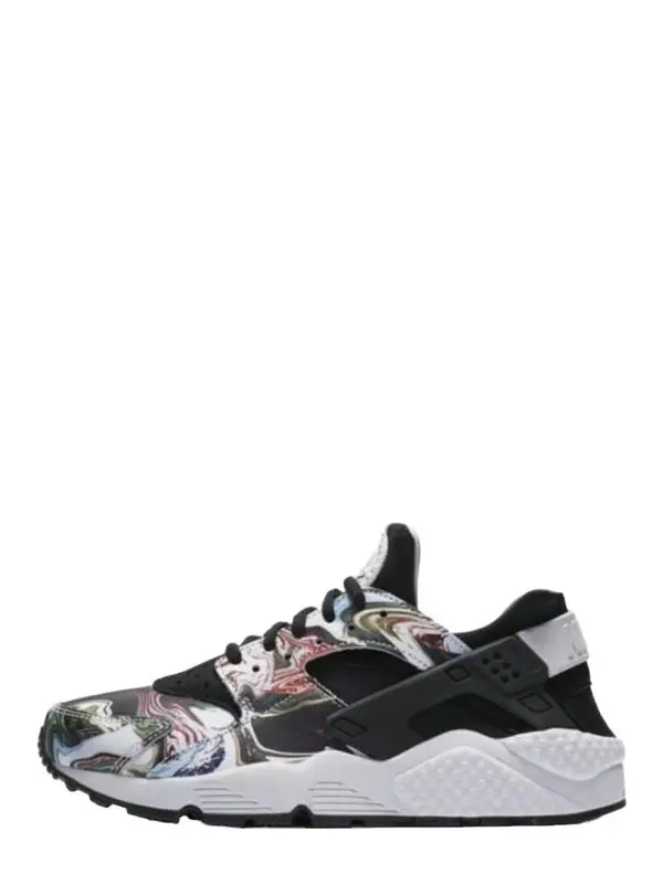 Nike Huarache Marble Dye Sneakers - Black/gray