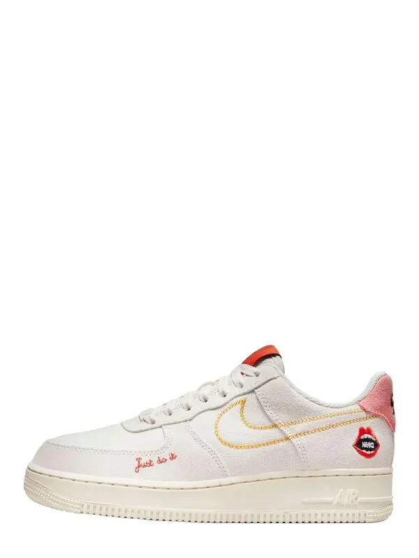 Nike Force 1 '07 "peace" Sneakers - White/orange/red