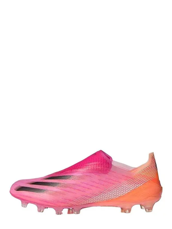 Adidas X Ghosted+ Ag Football Cleats - Pink/orange