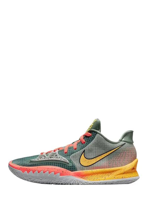 Nike Kyrie 4 Low "sunrise" Sneakers - Gray/pink/yellow