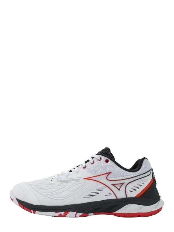 Mizuno Wave Fang 2 Athletic Sneakers - White/black/red