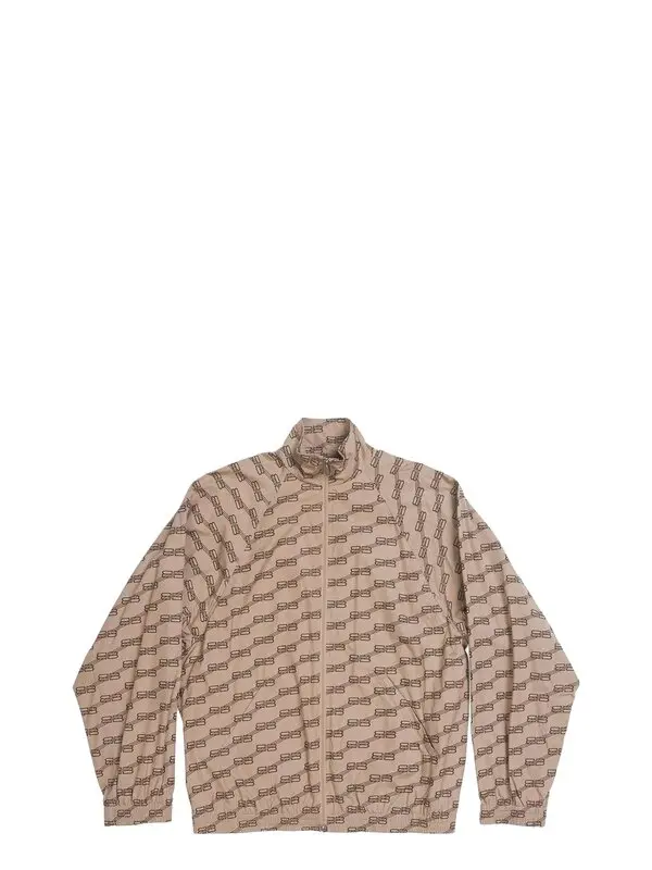 Balenciaga Bb Monogram Track Jacket - Beige/brown