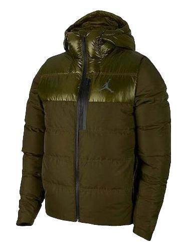 JORDAN Hooded Down Jacket - Green
