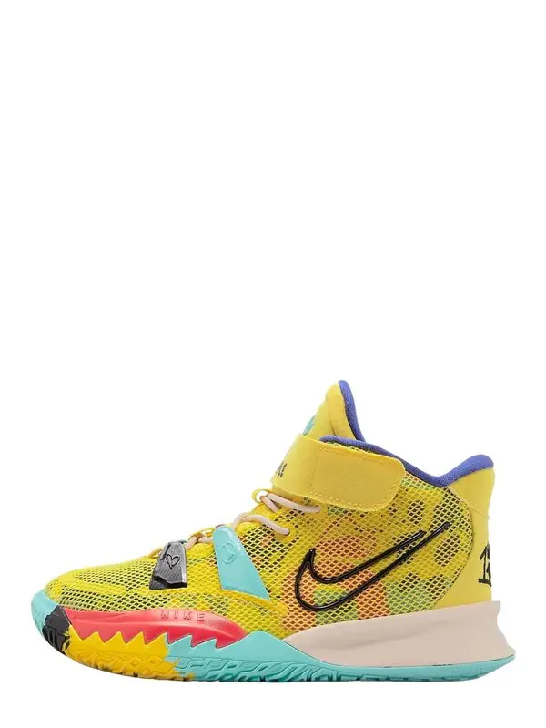 Nike Kyrie 7 '1 World 1 People' Athletic Sneakers - Yellow
