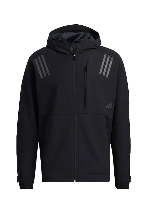 Adidas Hooded Logo Printing Sports Jacket - Default Color