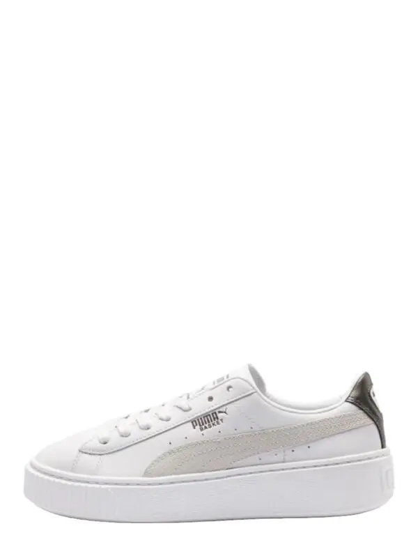 PUMA Basket Platform Low Top Sneakers - White