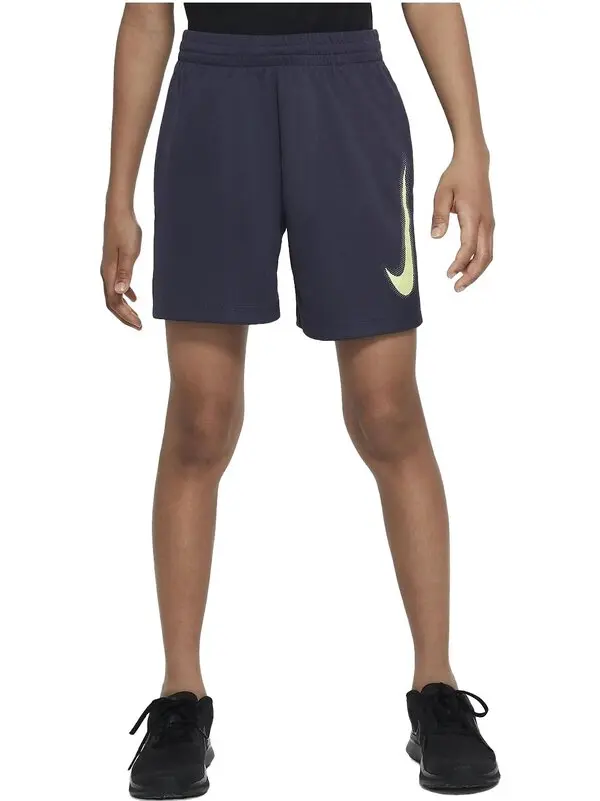 Nike Dri-fit Graphic Training Shorts - Blue