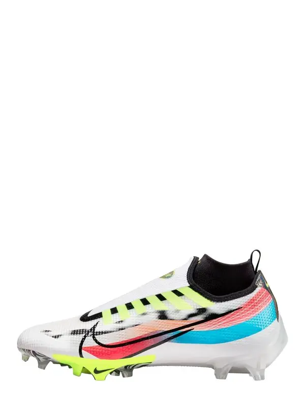 Nike Vapor Edge Pro 360 Multi Zebra Stripes Football Cleats - White/volt/total Orange