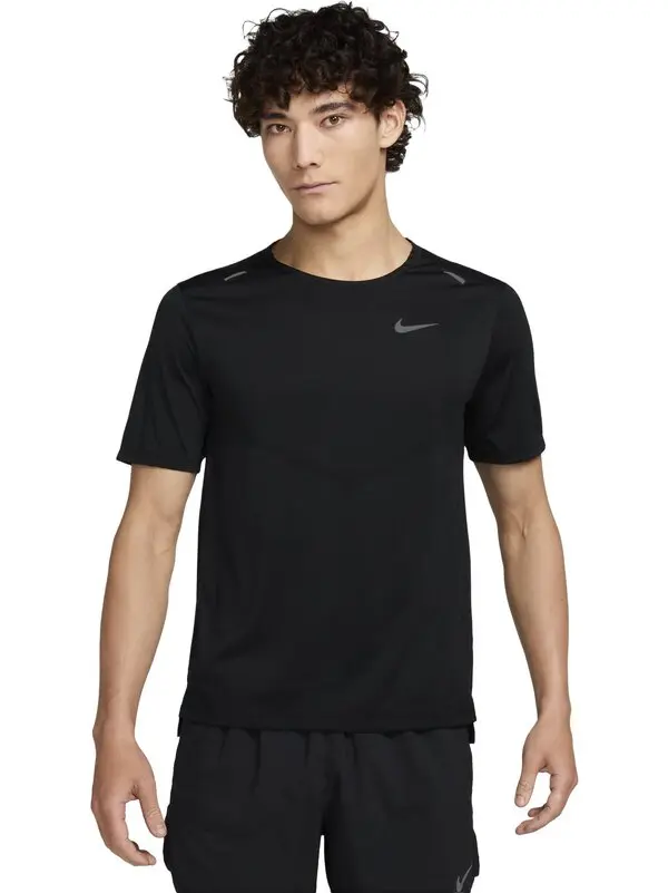 Nike Dri-fit Rise 365 Ventilate Soft Running T-shirt - Black