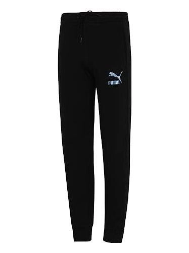 PUMA Iconic T7 Logo Printing Bundle Feet Sports Pants - Black