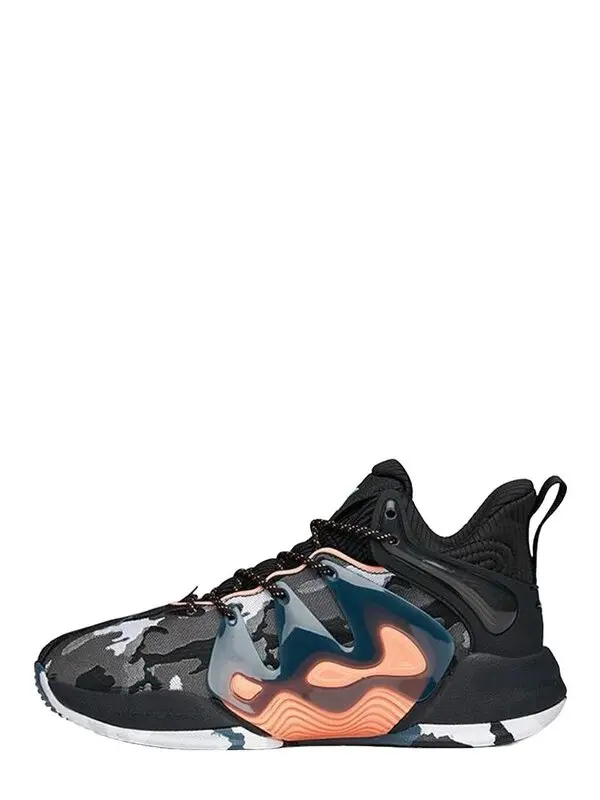 ANTA Klay Thompson 1.0 'the Mountain' Athletic High-top Sneakers - Black/white/grey