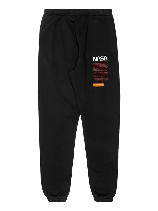 Heron Preston X Nasa Facts Jogger Pants - Black
