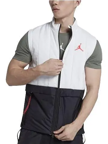 JORDAN 23 Engineered Quilted Vest - White