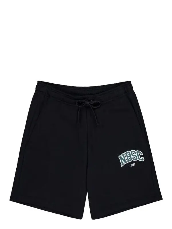 NEW BALANCE Athletics Sports Club Cotton Shorts - Black