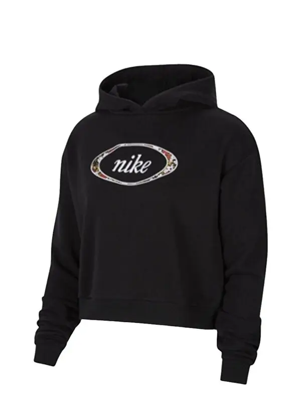 Nike Cropped Hoodie - Black