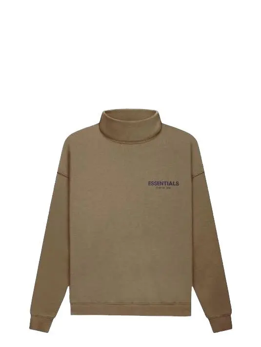 Fear Of God Pullover Mock Neck Sweatshirt - Brown