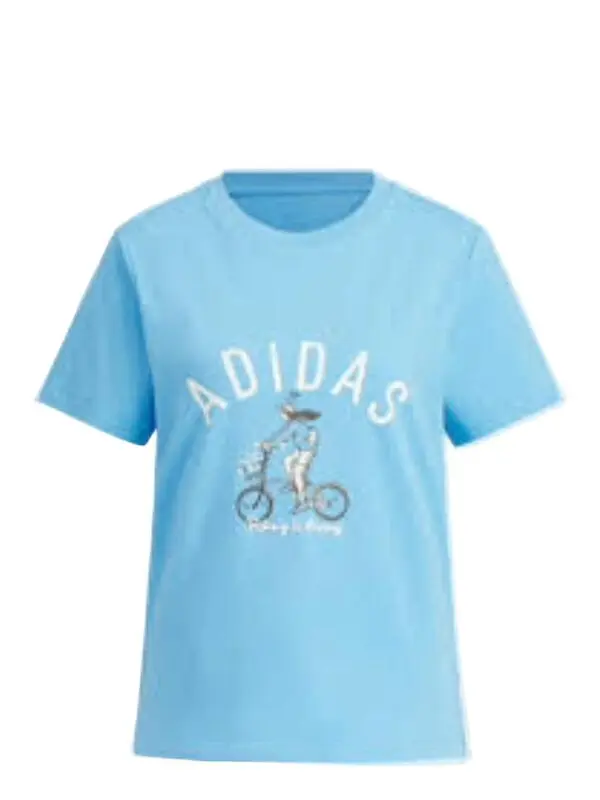 Adidas Original T-shirt With Graphic Print - Blue