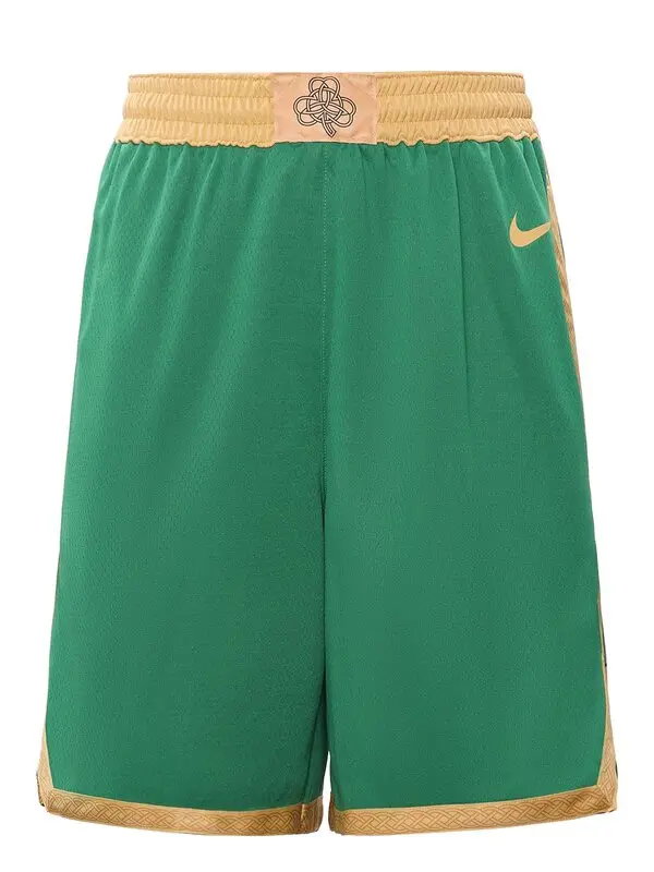 Nike Nba Boston Celtics City Edition Swingman Shorts - Green