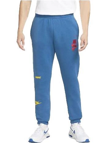 Nike Alphabet Logo Printing Drawstring Lacing Bundle Feet Sports Pants/trousers/joggers Blue - Default Colorway