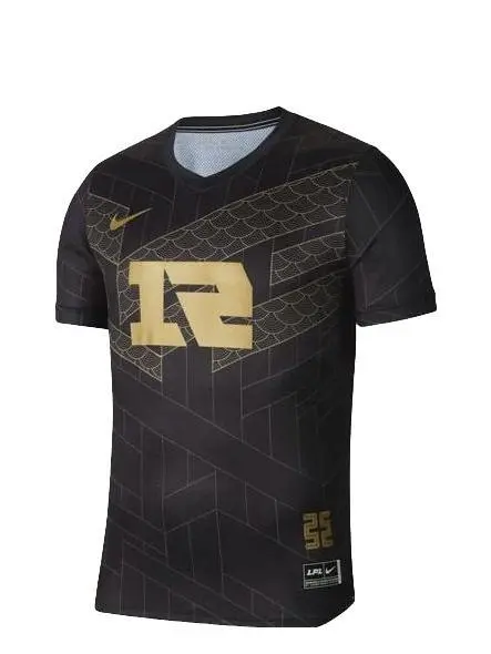 Nike X Lpl Rng League Of Legends Pro League Teams Quick Dry Short Sleeve T-shirt - Gold