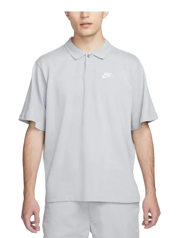 Nike Club Polo Matchup Shirt - Light Grey