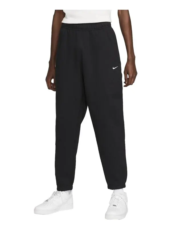 Nike Solo Swoosh Fleece Trousers - Black