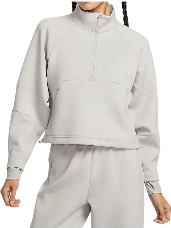 Nike Dri-fit Prima Half-zip Top - White