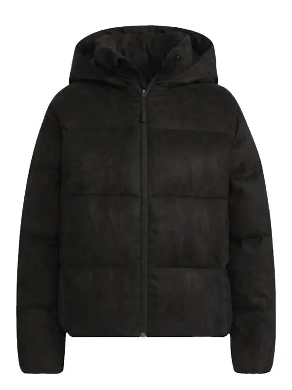 Adidas Hooded Down Sports Jacket - Black