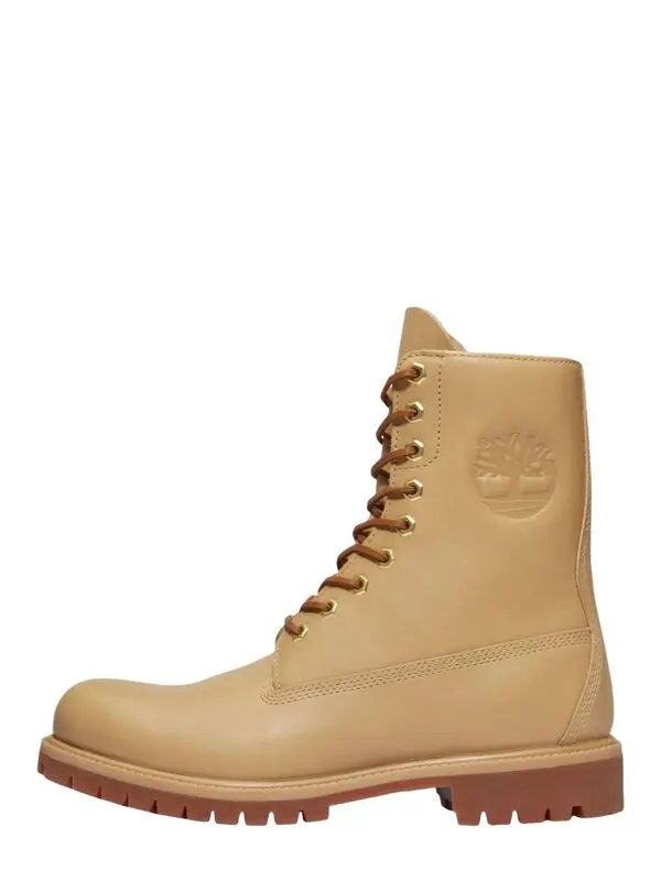 Timberland Premium Inch Waterproof Lace Up Boots - Light Beige