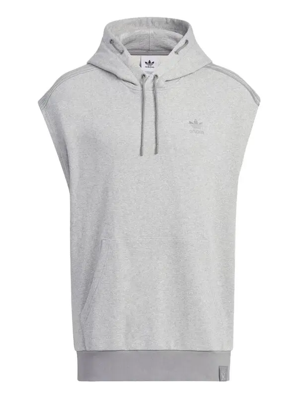 Adidas Originals Sleeveless Hooded Top - Grey