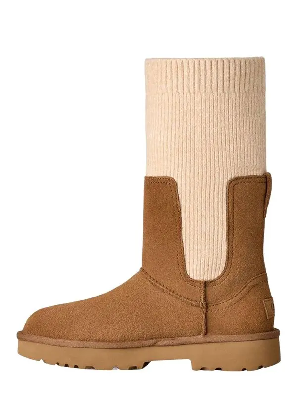 UGG Marais Knit Chelsea Boots - Chestnut