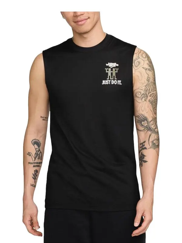 Nike Dri-fit Sleeveless Fitness Tank - Black