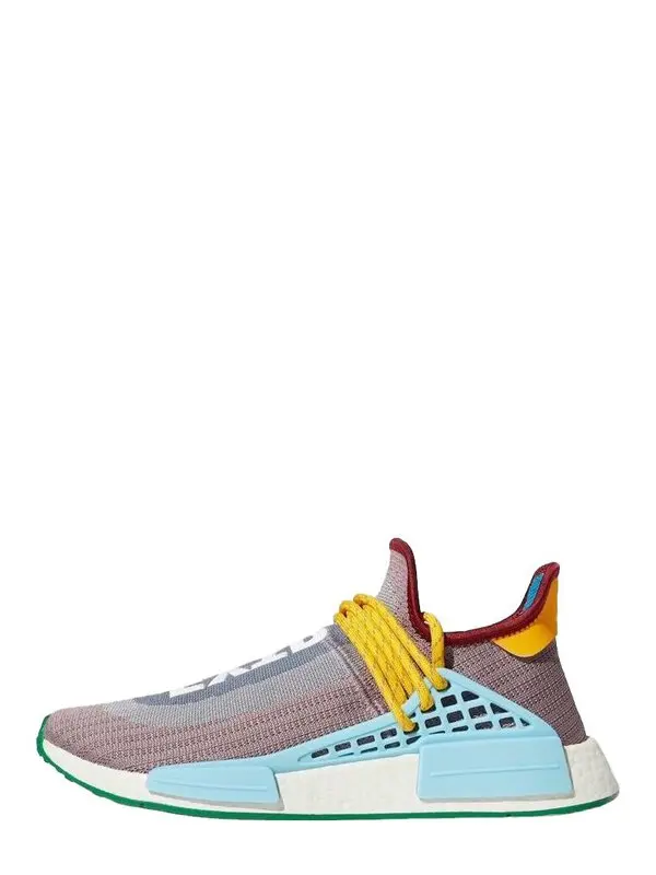 Adidas Pharrell X Nmd Human Race 'extra Eye Legacy Purple' Sneakers - Grey