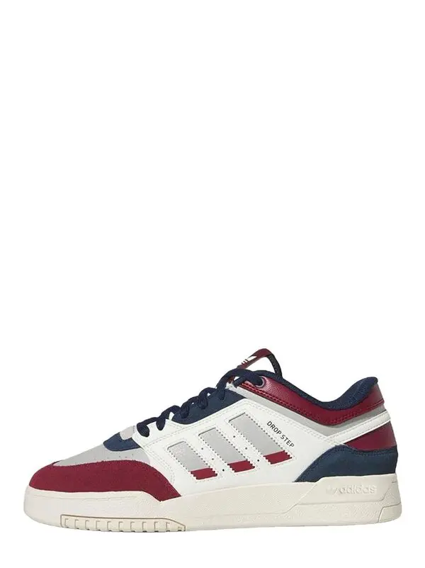 Adidas Originals Drop Step Low Directional Athletic Sneakers - Navy/red/grey