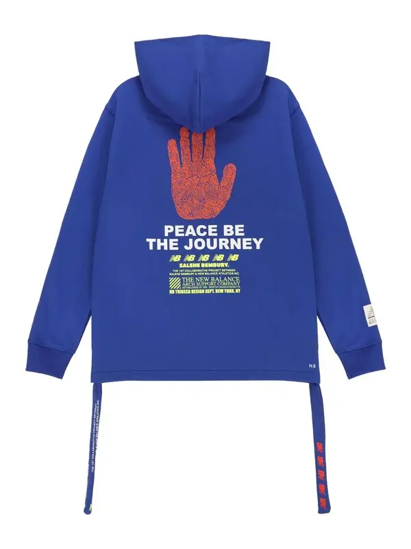 NEW BALANCE X Salehe Bembury Graphic Hoodie - Blue