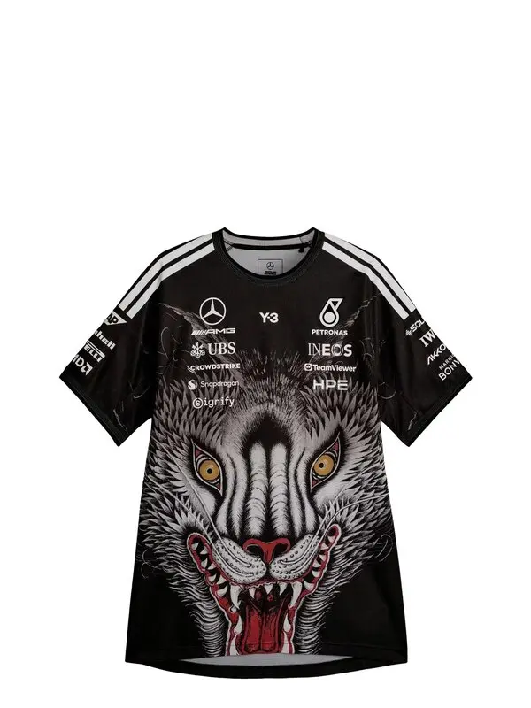 Adidas Y-3 F1 Driver Graphic T-shirt - Black