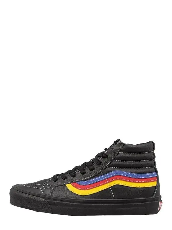 VANS Bows And Arrows X Sk8-hi '5x5' Leather High-top Sneakers - Black