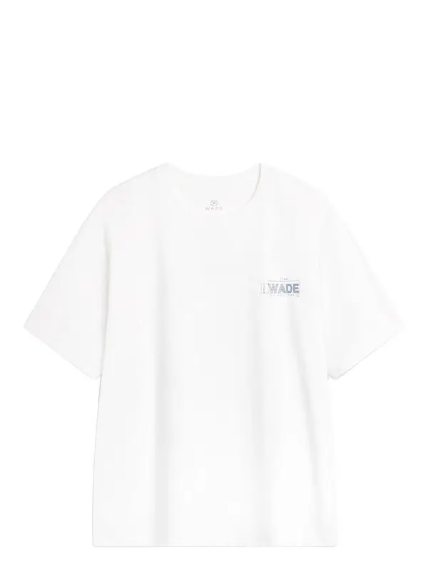 LI-NING Way Of Wade Graphic T-shirt 'white Blue - White/blue