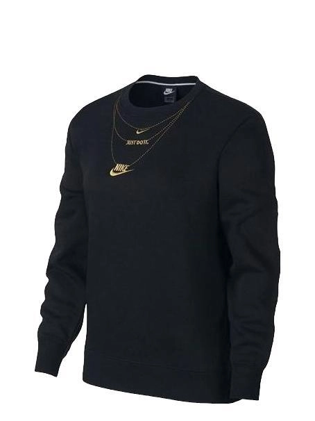 Nike Embroidered Pullover Hoodie - Black