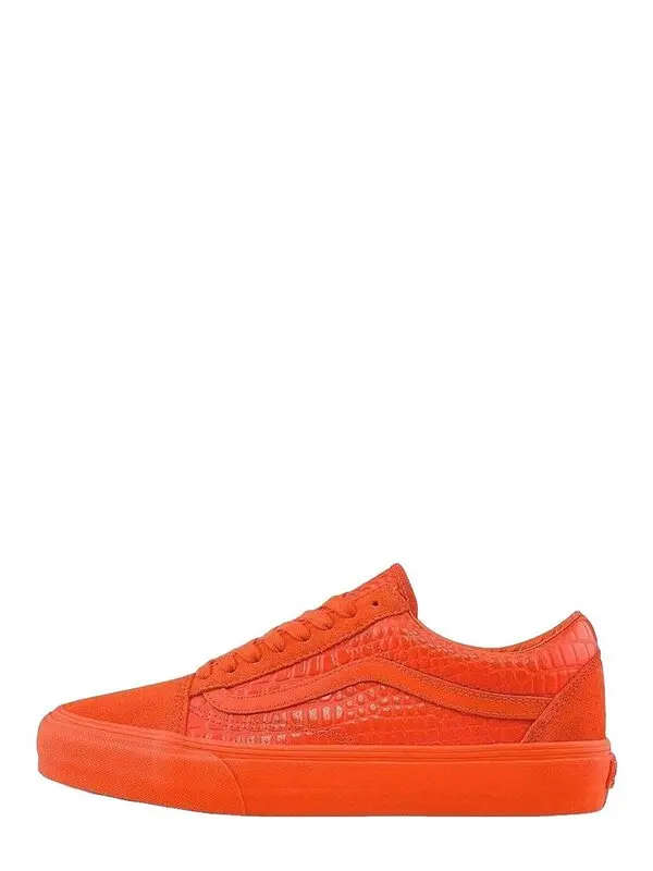 VANS Old Skool Vlt Lx "croc Skin Flame" Sneakers - Orange
