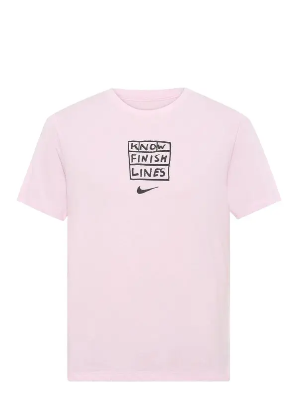 Nike Dri-fit Casual Sports Running T-shirt - Pink